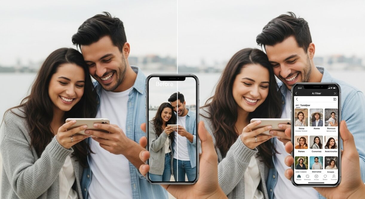 Trending AI Filters for Couples: Transform Your Photos into Fun Styles ...